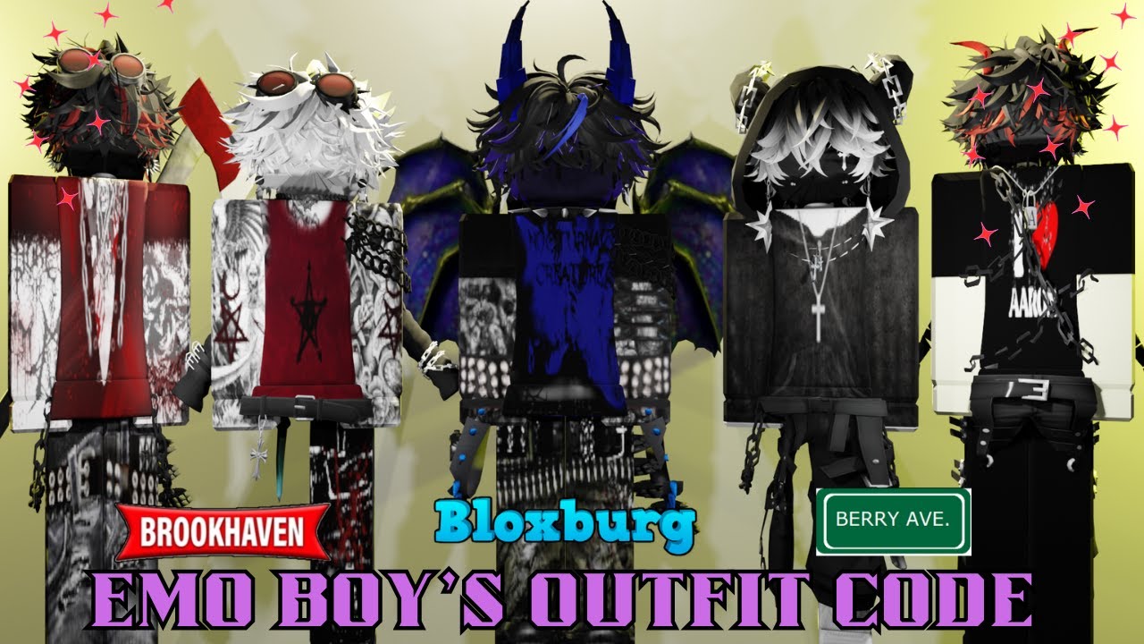 New Boy Outfits Code For Brookhaven And Berry Avenue | Roblox ...