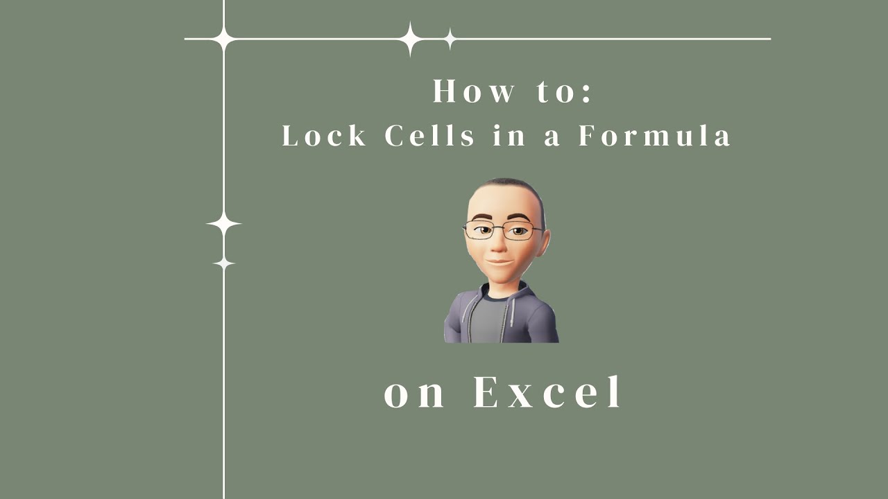 How to Lock Cells In Excel Formula - YouTube
