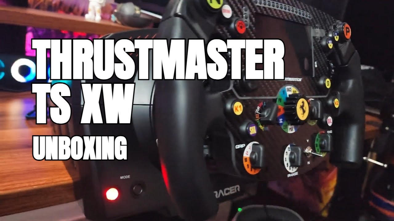 Thrustmaster TS XW Unboxing | BEST Belt Driven Wheel Base | Malayalam ...