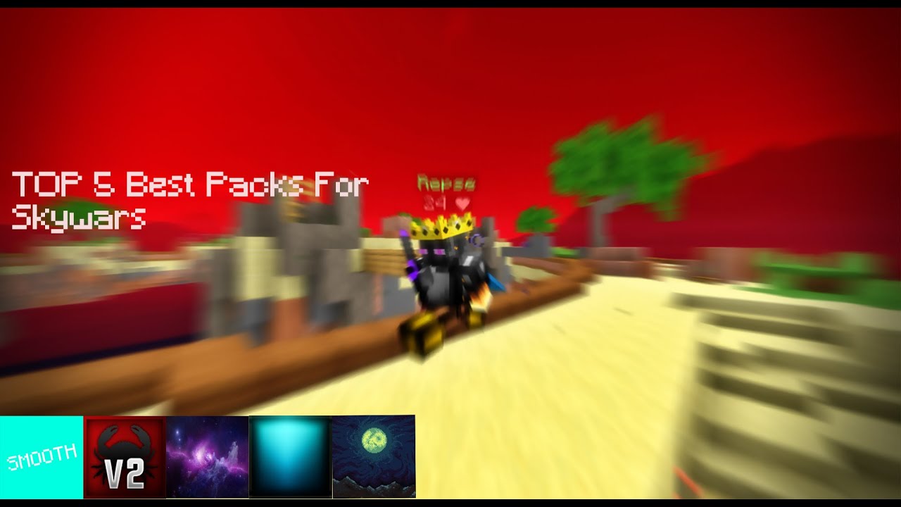 TOP 5 Best Texture Packs For Skywars.[200FPS] - YouTube