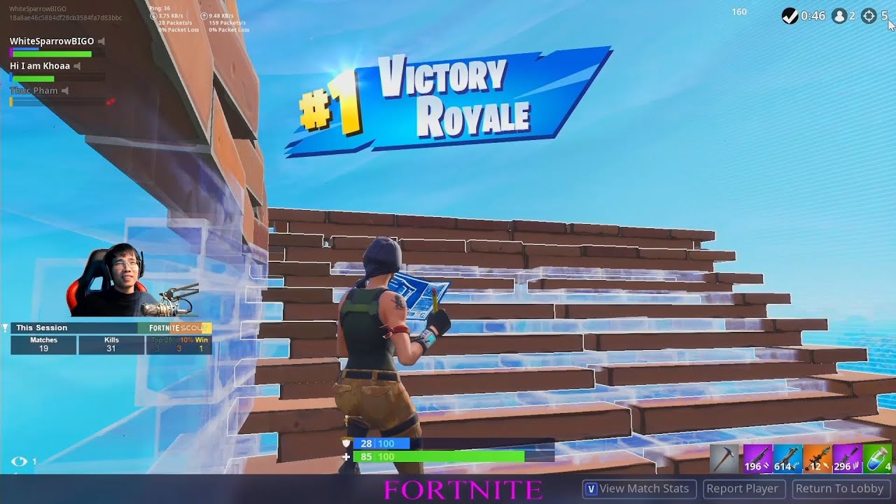 Fortnite match WIN with Thuc Pham and Hi I am Khoaa, Enjoy!!! - YouTube