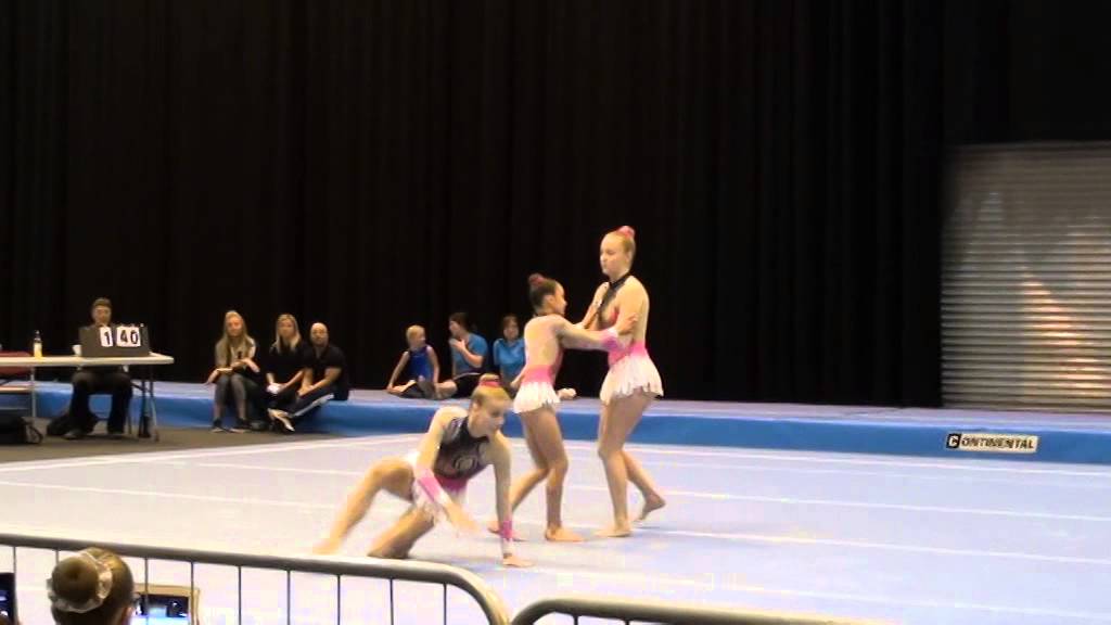 Brittany, Aimee & Isabel Wakefield Gym Club 11-16 WG Tempo - YouTube
