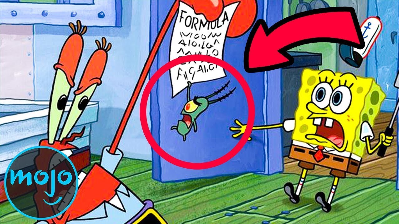 Top 10 Times Plankton Almost Got the Krabby Patty Formula - YouTube