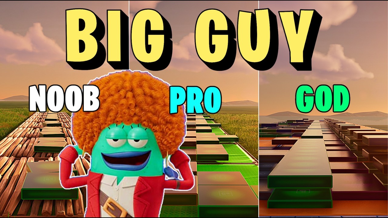 Ice Spice - Big Guy - SpongeBob - Noob vs Pro vs God (Fortnite Music ...
