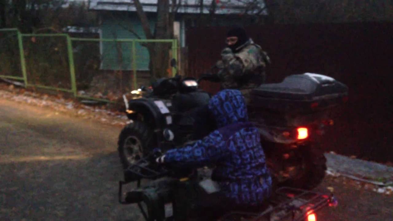 Квадроцикл Cf moto 500a и детский бензиновый квадроцикл ATV 110 - YouTube