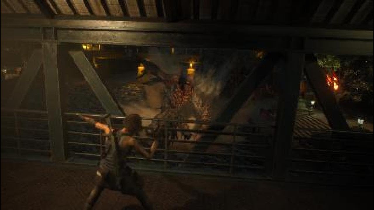Nemesis boss fight 2 Resident Evil 3 remake - YouTube