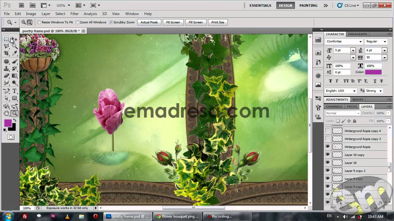 Designing Amazing Poetry Frame by ( emadresa.com ) - YouTube
