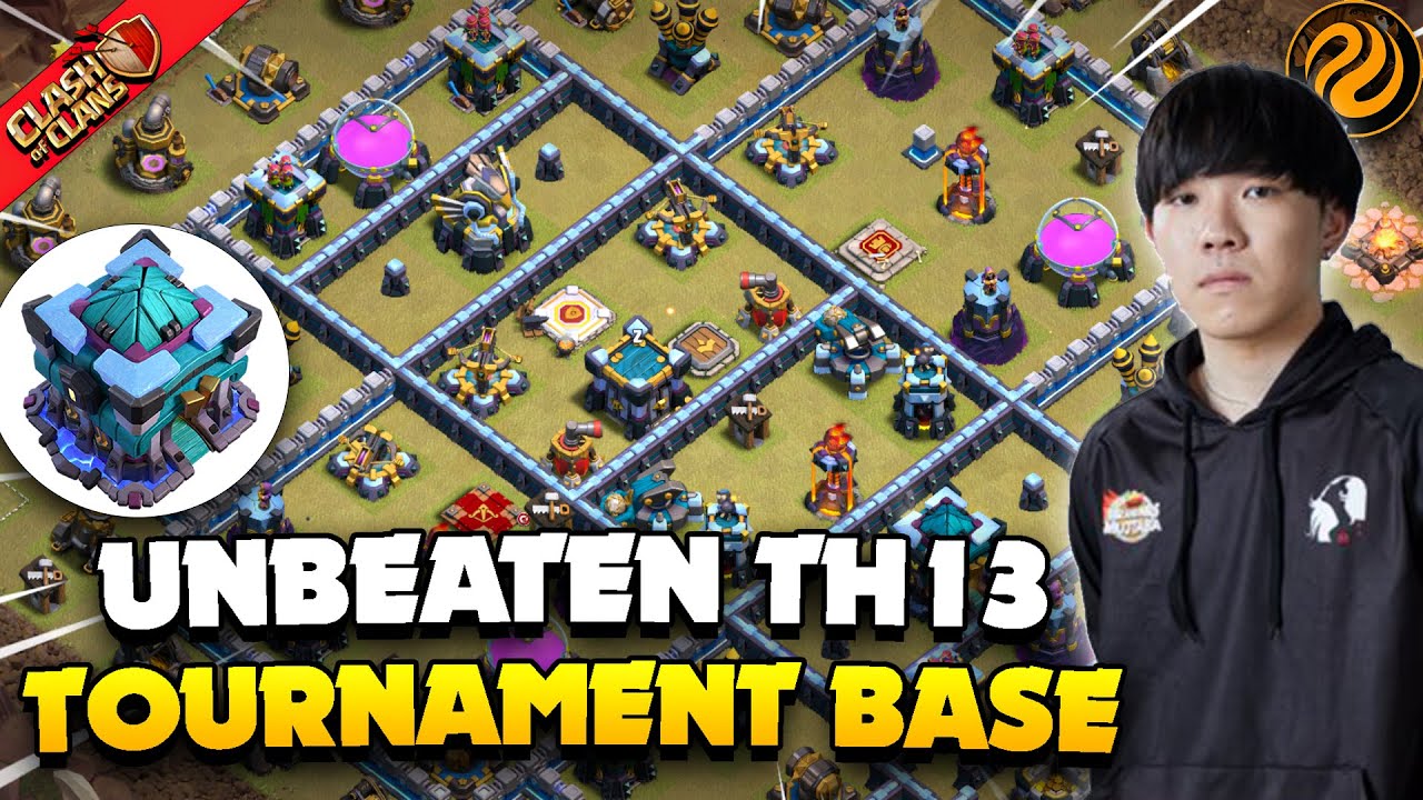 New Th13 War Base used in CWC S7 Ro16 | Town Hall 13 build | With ...