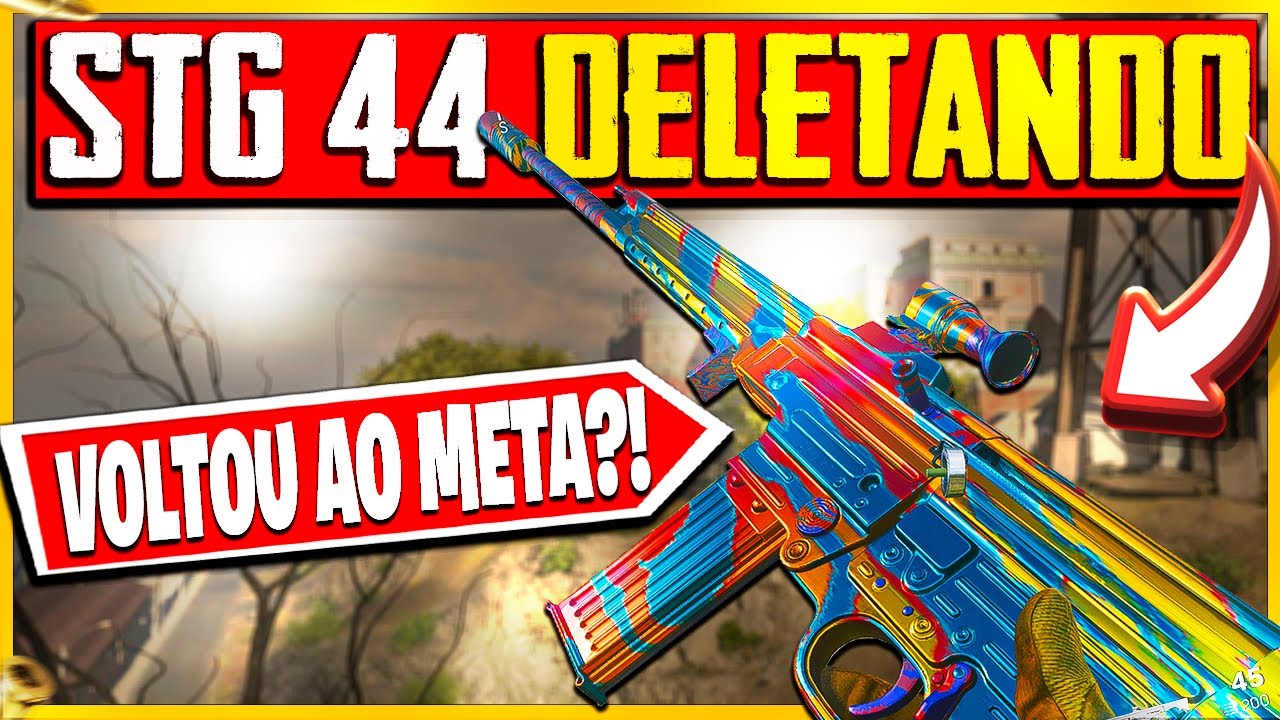 STG 44 ESTÁ DELETANDO NO WARZONE! VOLTOU AO META? MELHOR CLASSE STG 44 ...