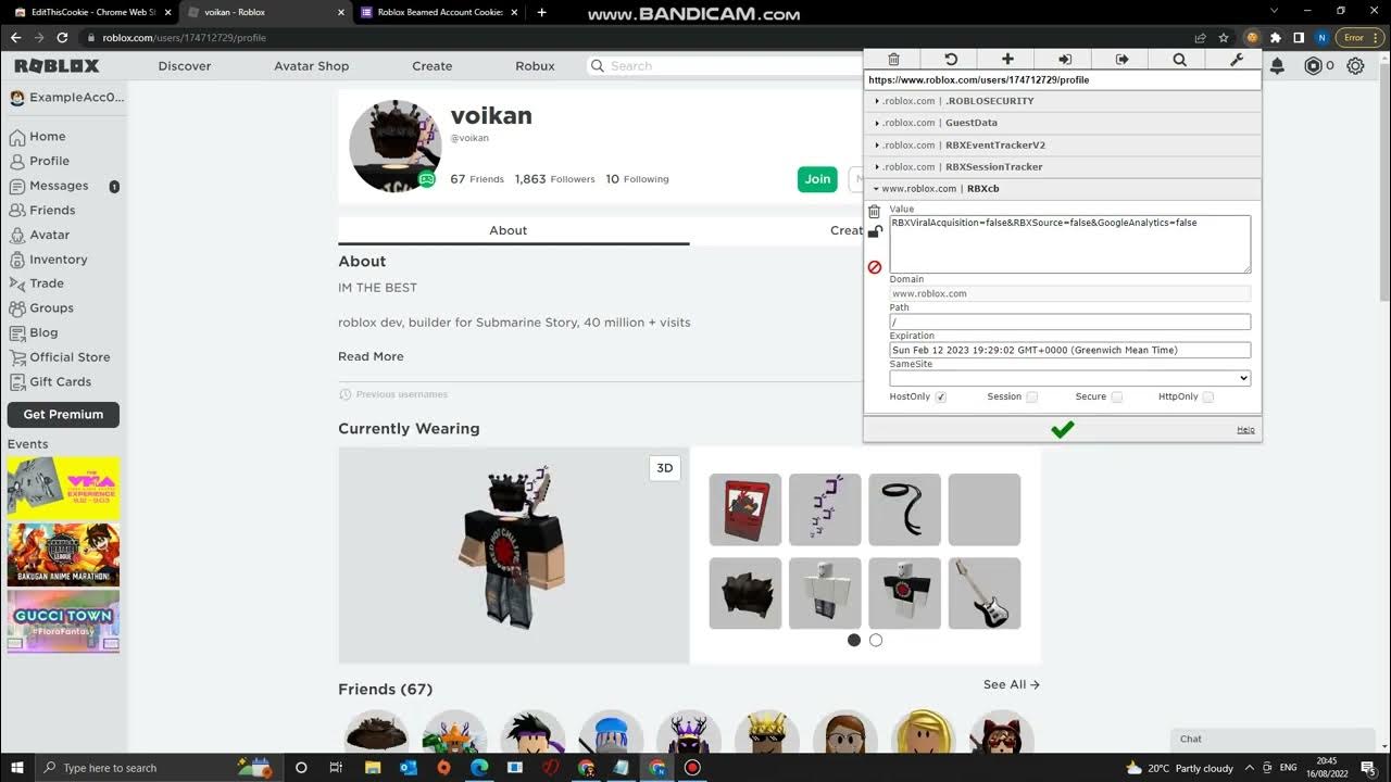 NEW UNPATCHED ROBLOX BEAMING METHOD 2022! - Make Any Roblox Account ...