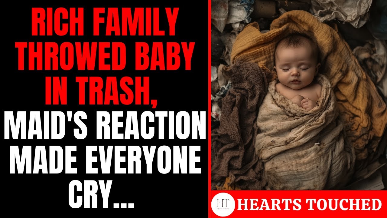 RICH FAMILY THROWED BABY IN TRASH, Maid's Reaction Made Everyone Cry ...