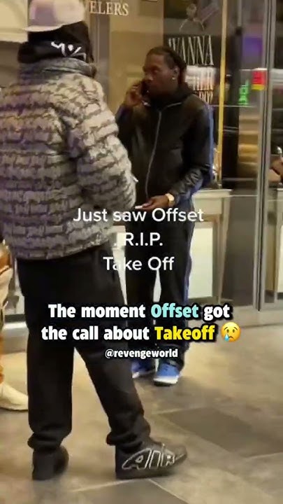 The moment Offset got the call about Takeoff passing away.. 😳 - YouTube