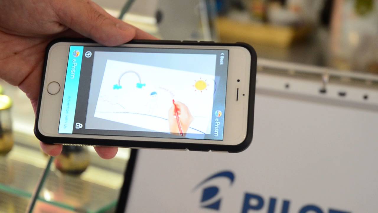 ePrism for Pilot Pen. Augmented Reality in Singapore AR | O2O marketing ...
