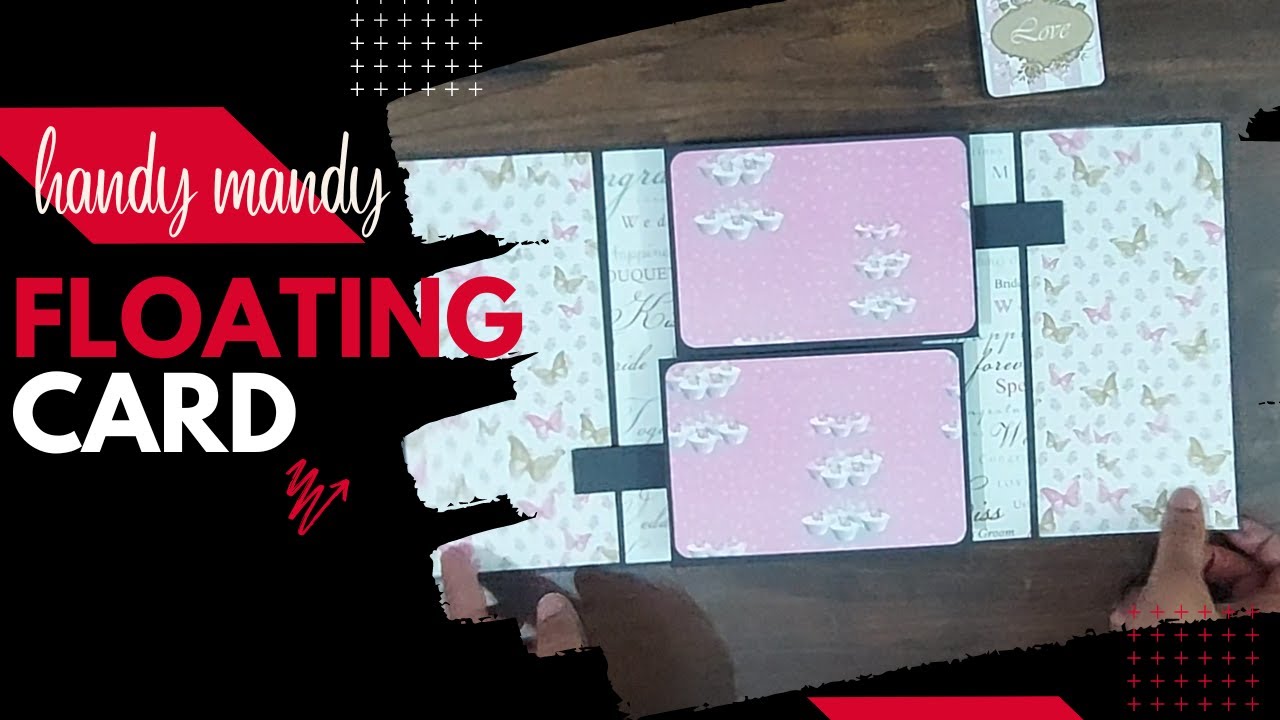 FLOATING CARD || SCRAPBOOK IDEAS - YouTube