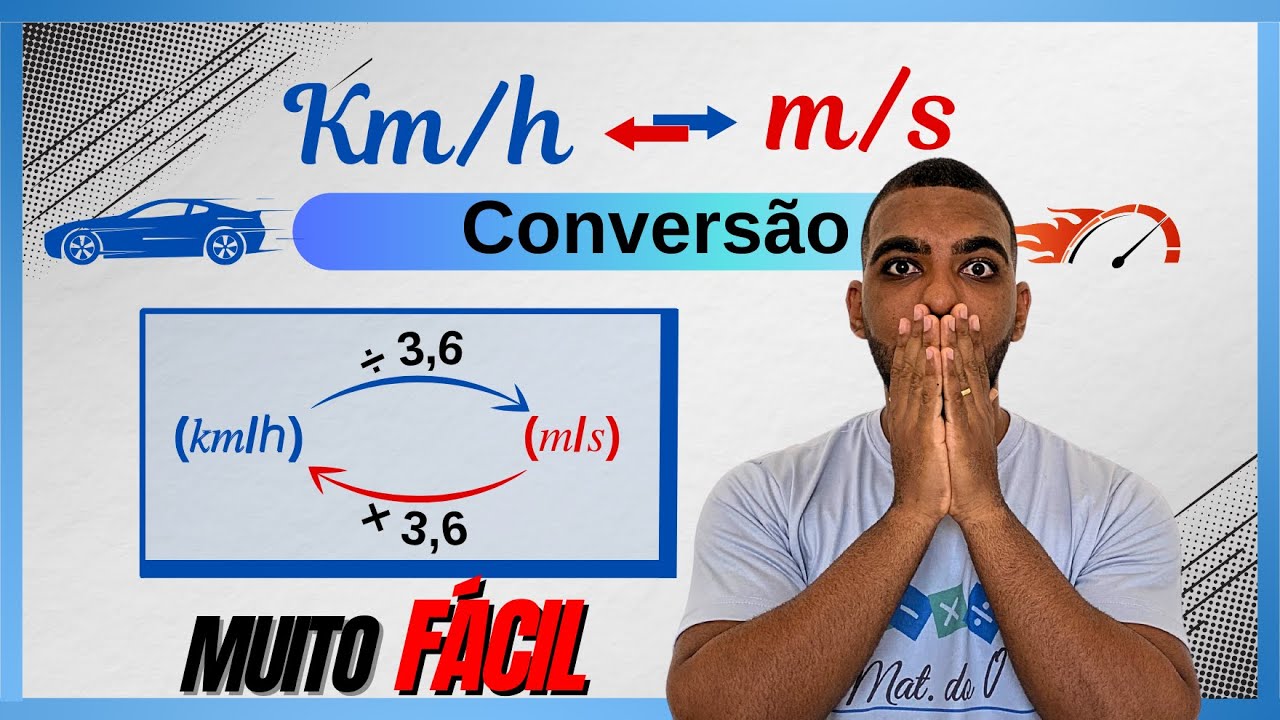 Transforma o De Km h Para M s E De M s Para Km h YouTube