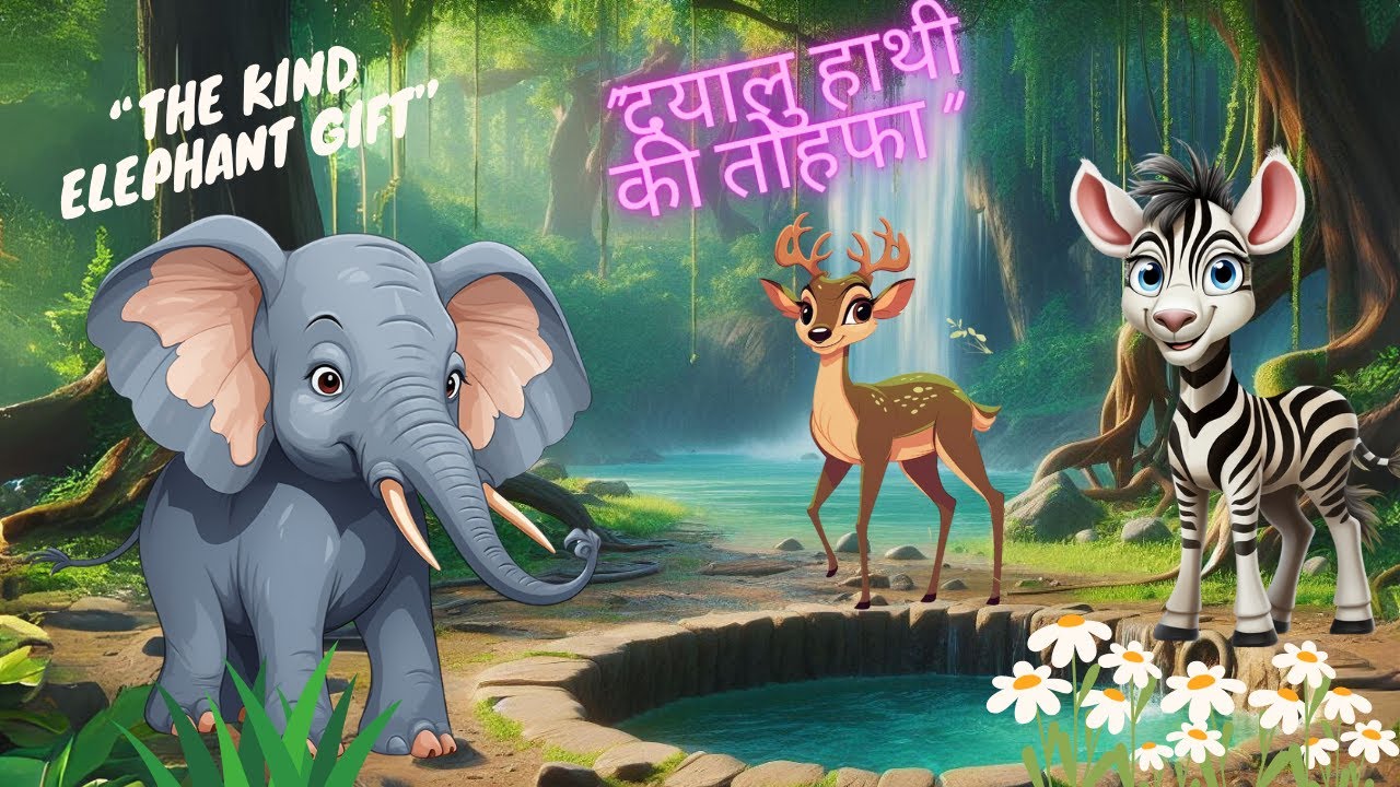 Elephant gift | Panchantra Story | Hindi Kahaniya | Moral Stories in ...