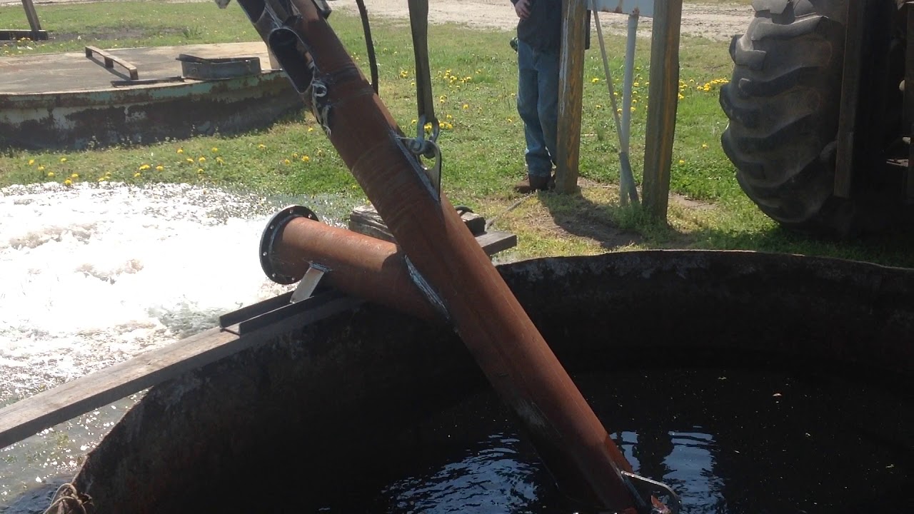 Pungo Machine P8ST 8" 10 hp 1PH Relift Pump - YouTube