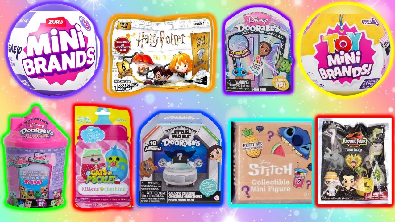 ASMR Blind Bags Mystery Toy Unboxing NO TALKING, NO MUSIC, DOORABLES ...