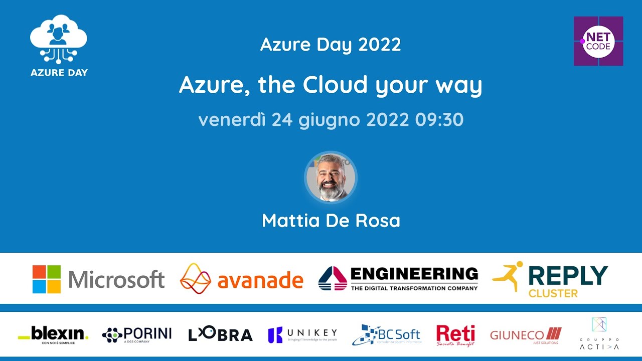 Azure Day Keynote - Azure, the Cloud your way - YouTube