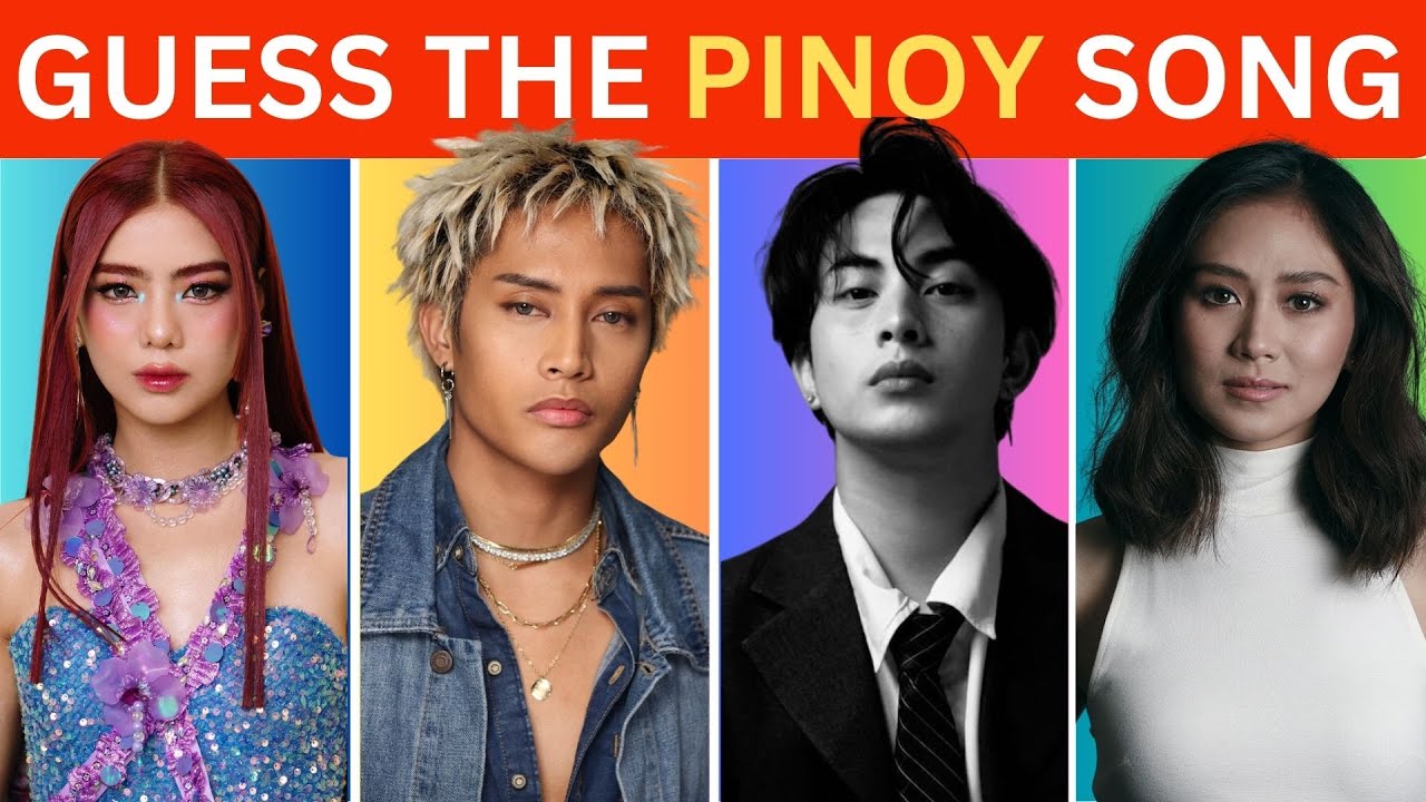 GUESS THE PINOY SONGS! 🎶🇵🇭 Can You Name Them All? | Pinoy Songs ...