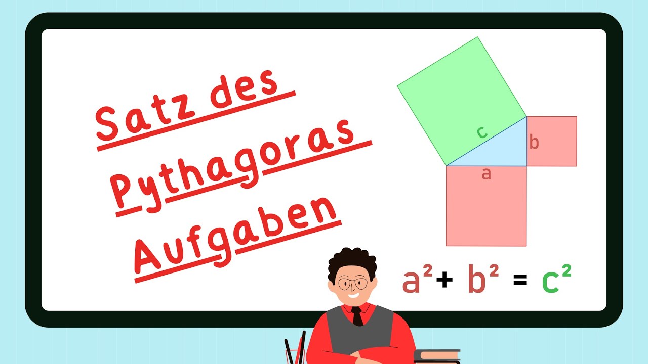 Satz des Pythagoras Beispiel Textaufgaben Rechtwickliges Dreieck ...