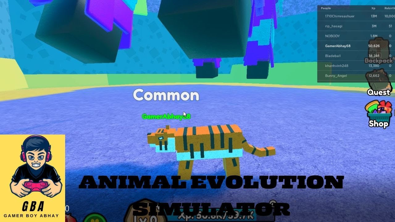 ROBLOX ADVENTURES-- ANIMAL EVOLUTION SIMULATOR--14/FEB/2024 - YouTube
