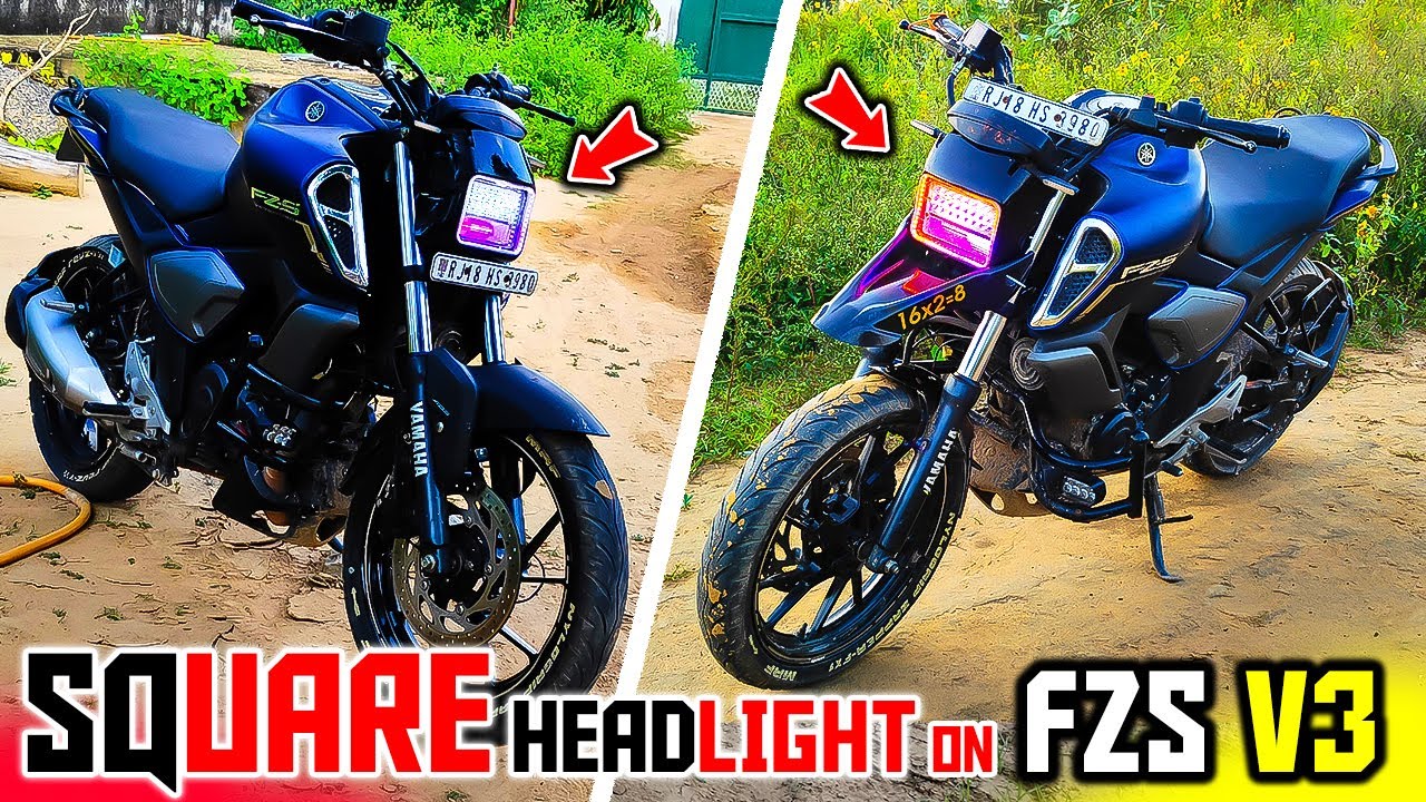 Yamaha Fz Headlight Modified