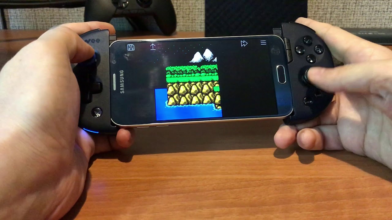 Gamepad Flydigi Wee 2 in the game Contra via NES emulator for Android ...