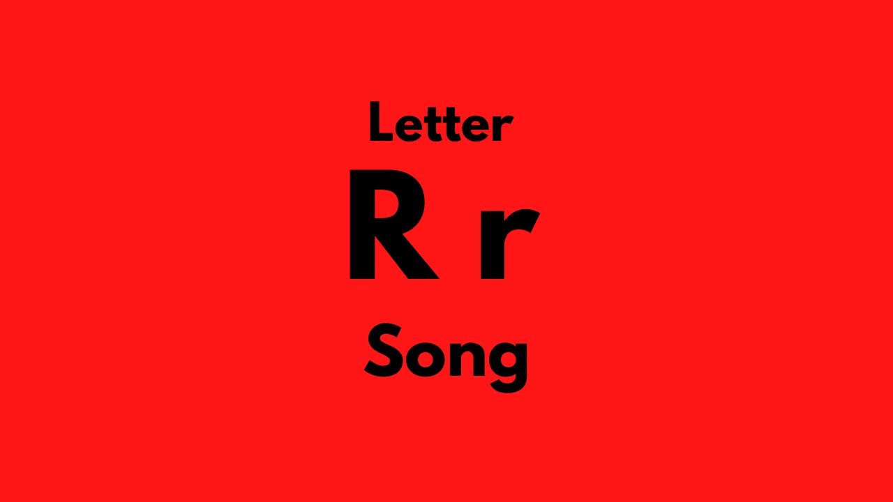 Letter R Song Remake - YouTube
