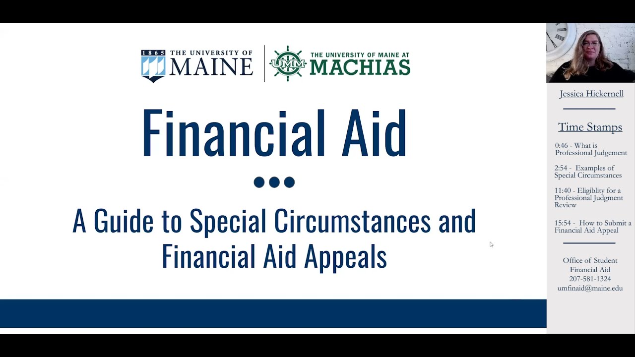 Financial Aid Appeals Presentation - YouTube