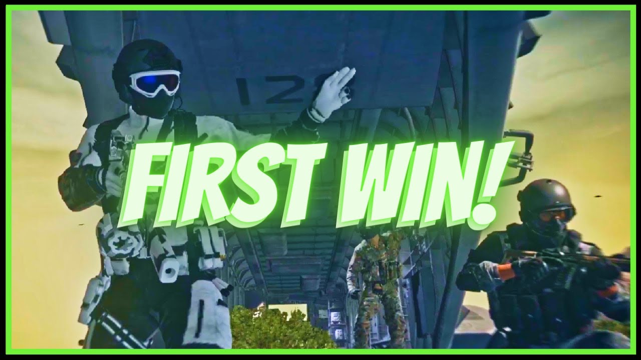My First Warzone Win! - YouTube