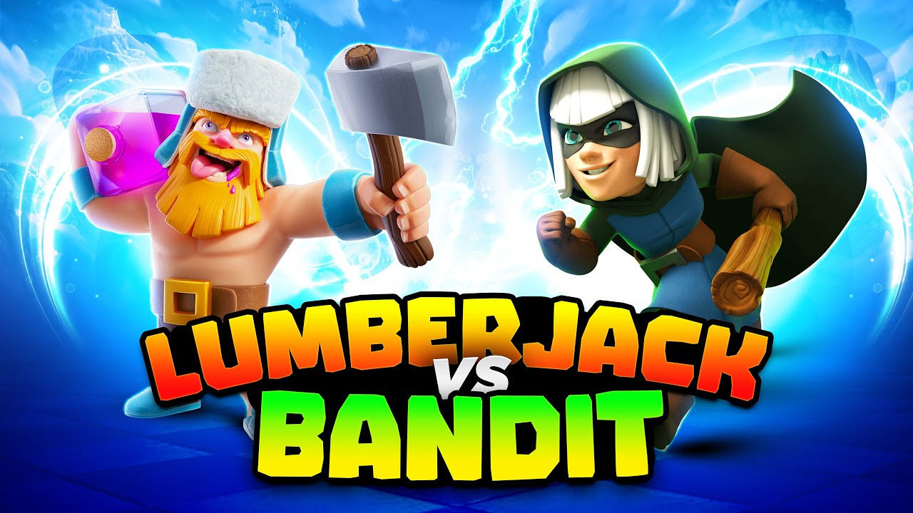 LUMBERJACK vs BANDIT (2023) | Clash Royale Battle #17 - YouTube
