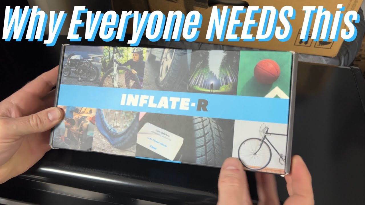 Robb Review: The Inflate-R Compact Wireless Rechargeable Air Pump - YouTube