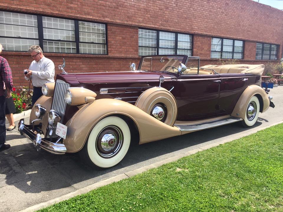 Riding In A 1937 Packard V12 - YouTube
