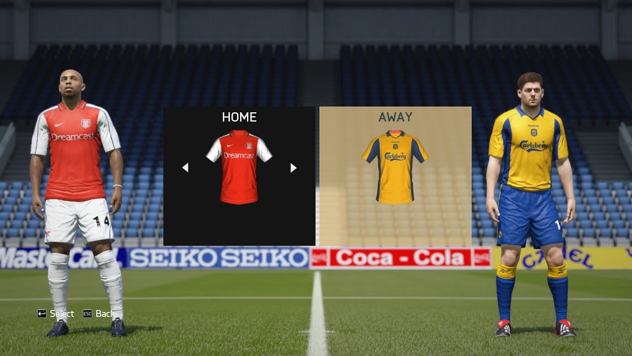 FINAL FA CUP 2000/01 • ARSENAL vs LIVERPOOL • FIFA 16 PC MOD CLASSIC ...
