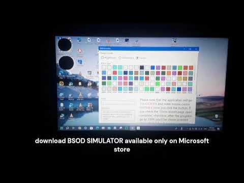 Download BSOD SIMULATOR available only on microsoft store - YouTube