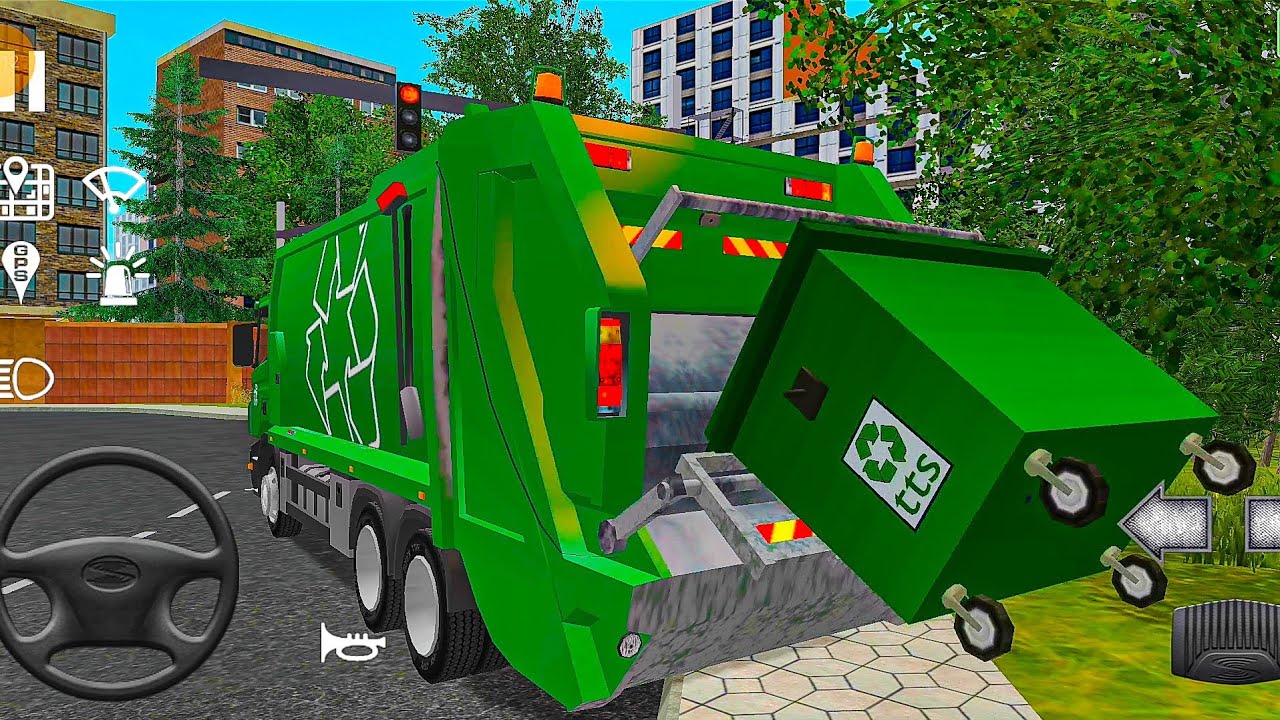 Trash Truck Simulator - Garbage Truck in City - Android Gameplay - YouTube