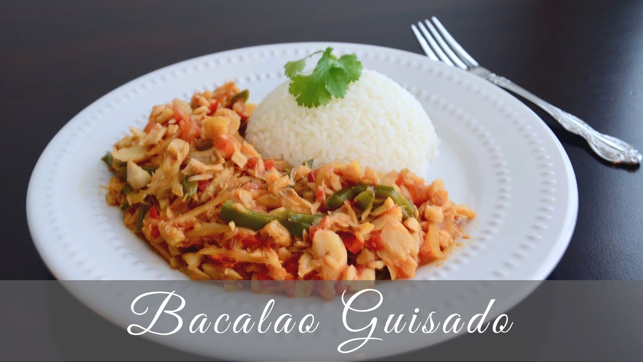 Receta Puertorriqueña - ¡BACALAO GUISADO! - YouTube