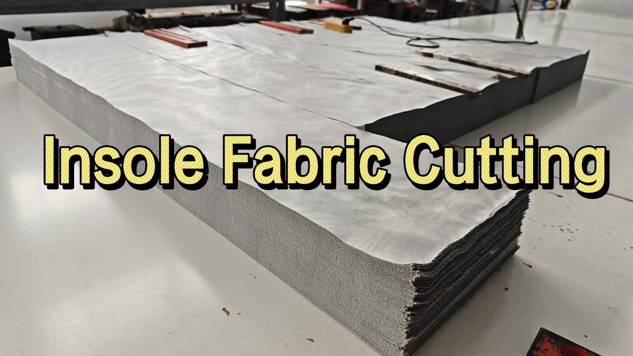 Insole Fabric Cutting - YouTube