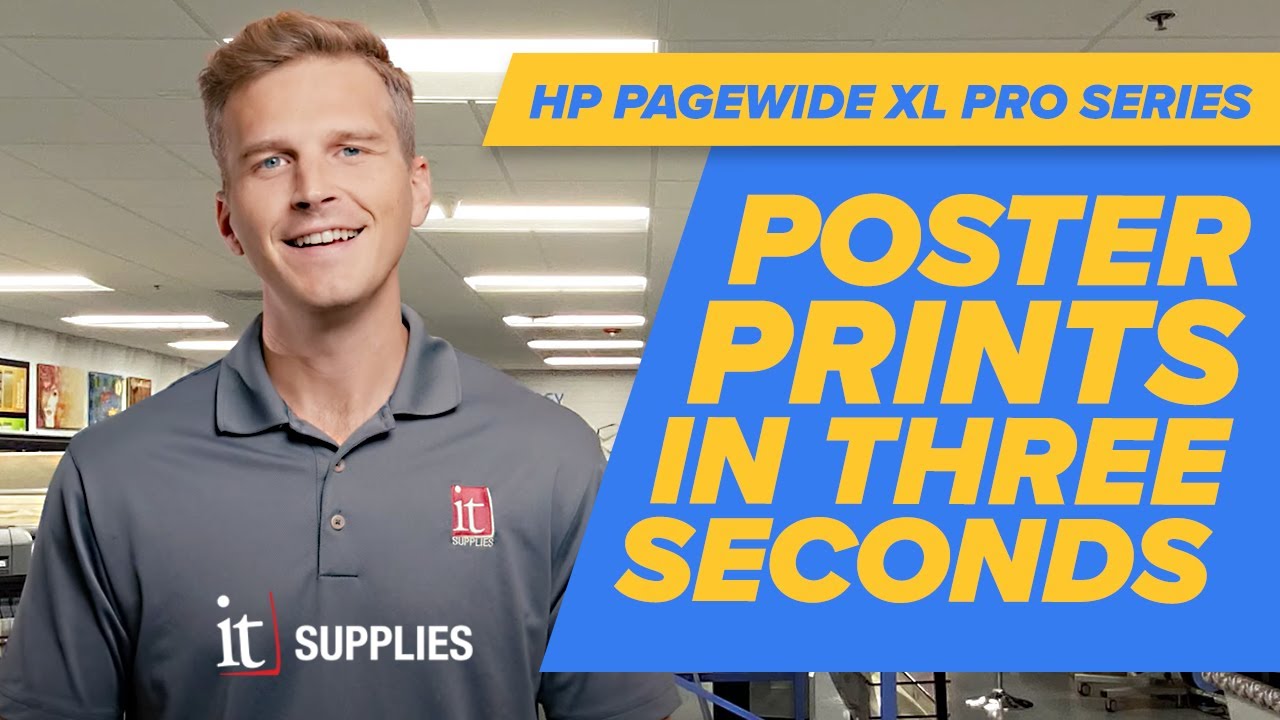 HP PageWide XL Pro Series | Poster Prints in 3 Seconds! - YouTube