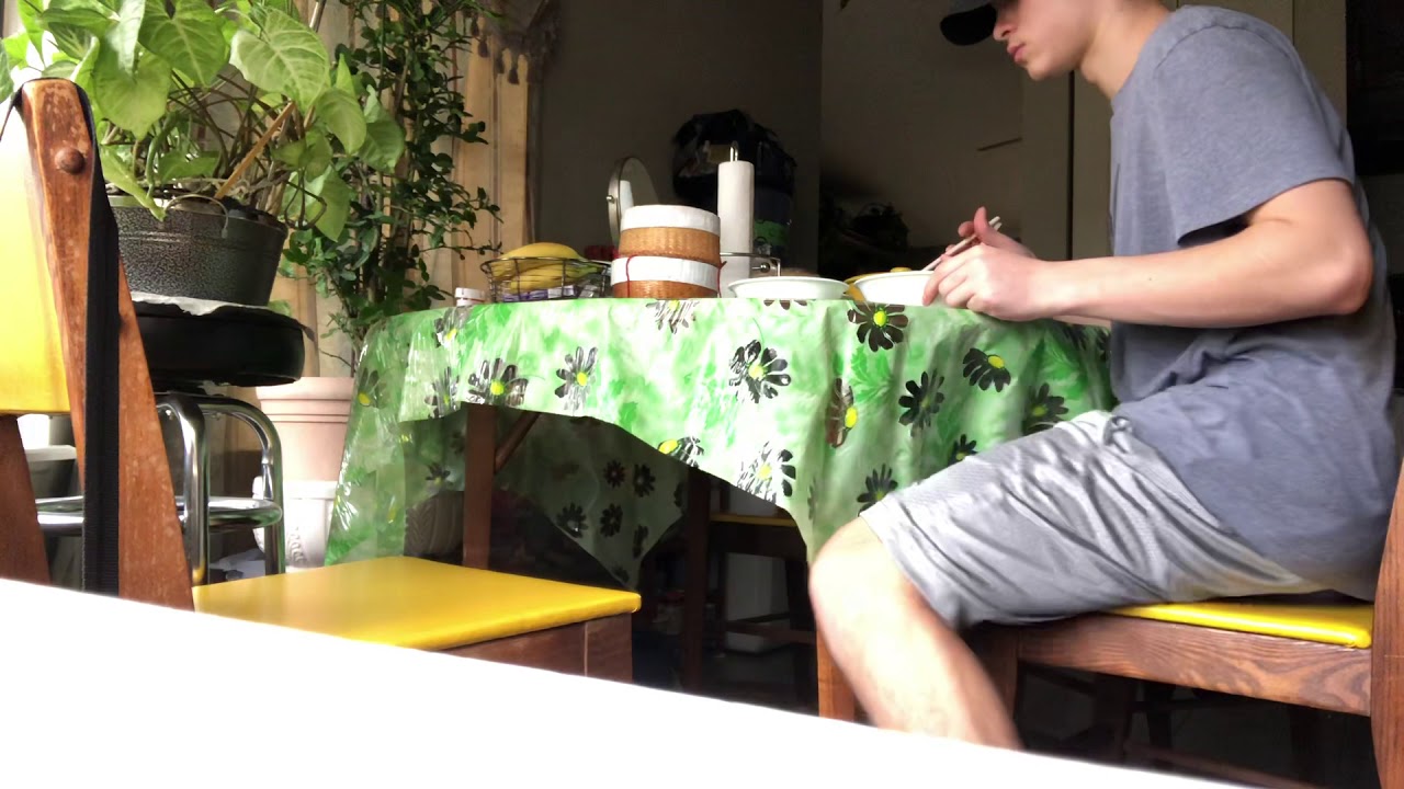 At Home Eating By Myself - YouTube