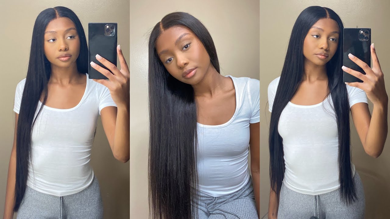 WATCH ME INSTALL MY 28 INCH WIG | Ft. Beauty Forever Hair - YouTube