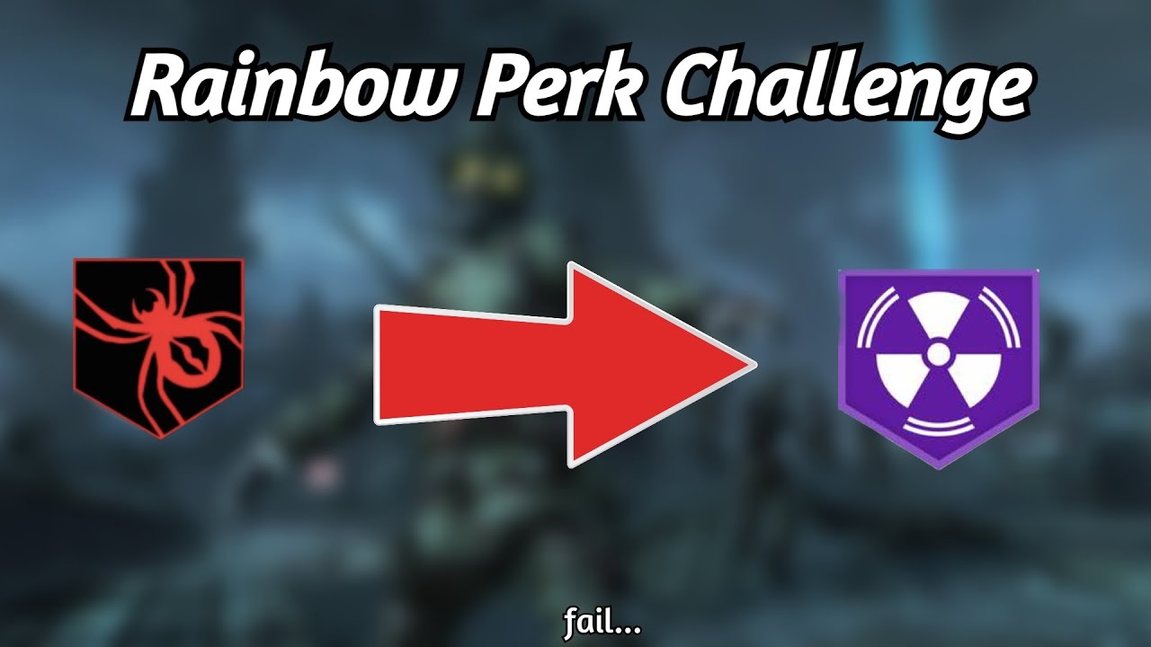 The Rainbow Perk Challenge... (Kinda) - YouTube