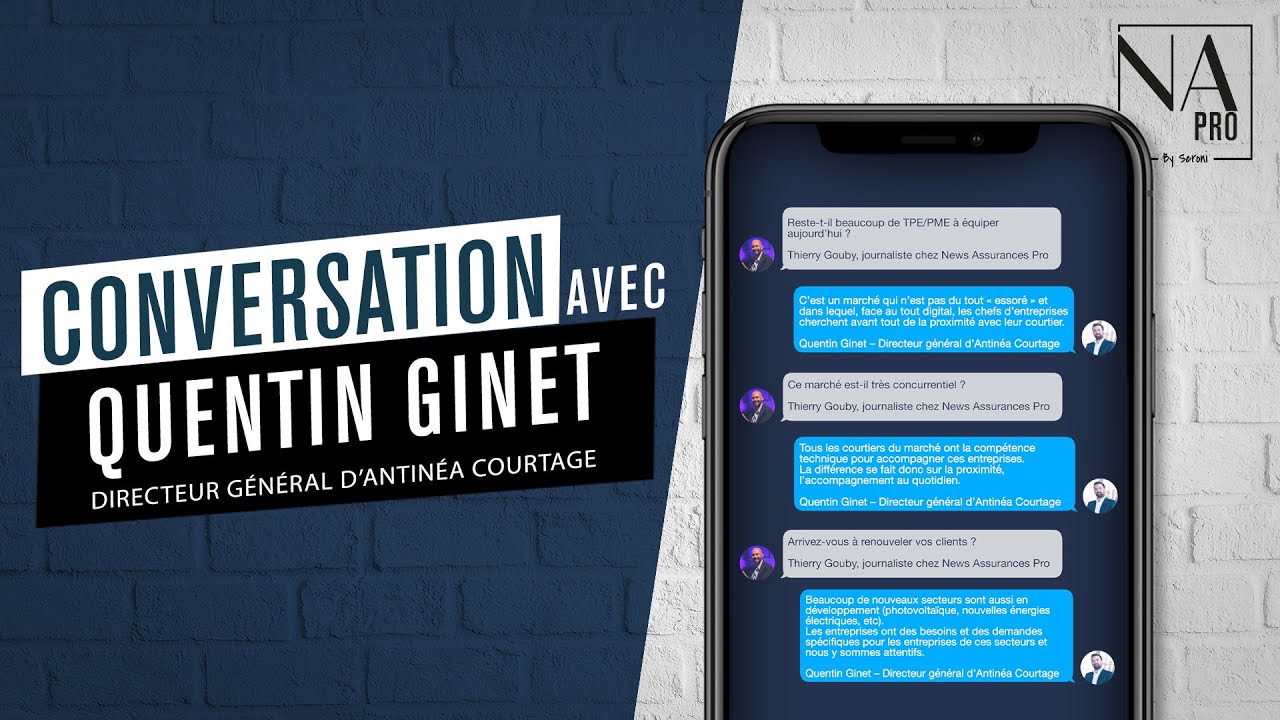 Echange avec Quentin Ginet, Directeur général d'Antinéa Courtage - YouTube