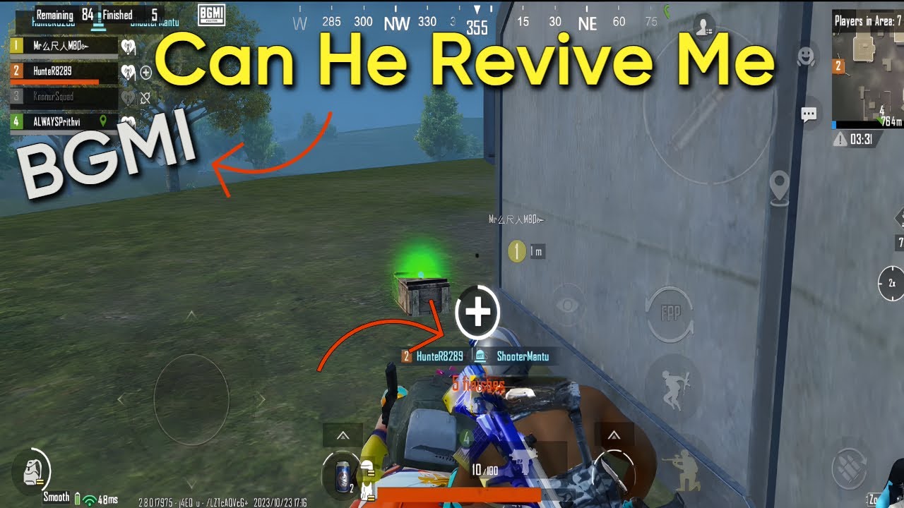 Can He Revive Me In BGMI || BGMI Gameplay - YouTube