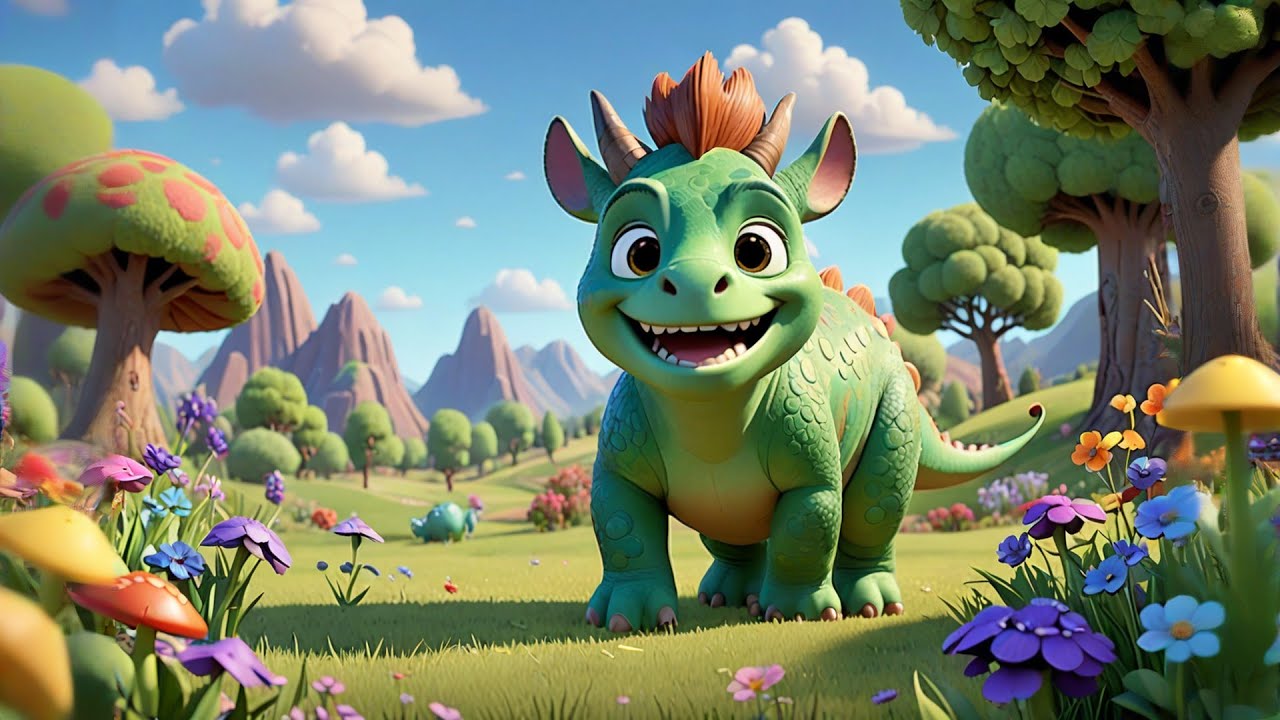 Happy Dino March — Stomp Stomp Song! | Fun Dinosaur Song for Kids ...