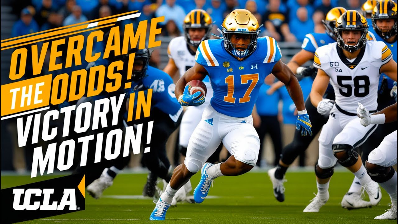 UCLA run game helps Bruins overcome mistakes, beat Iowa - YouTube