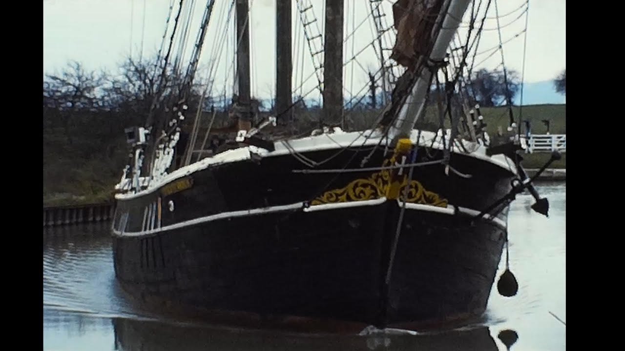 Charlotte Rhodes - star of the "Onedin Line" at Purton 1977 - YouTube