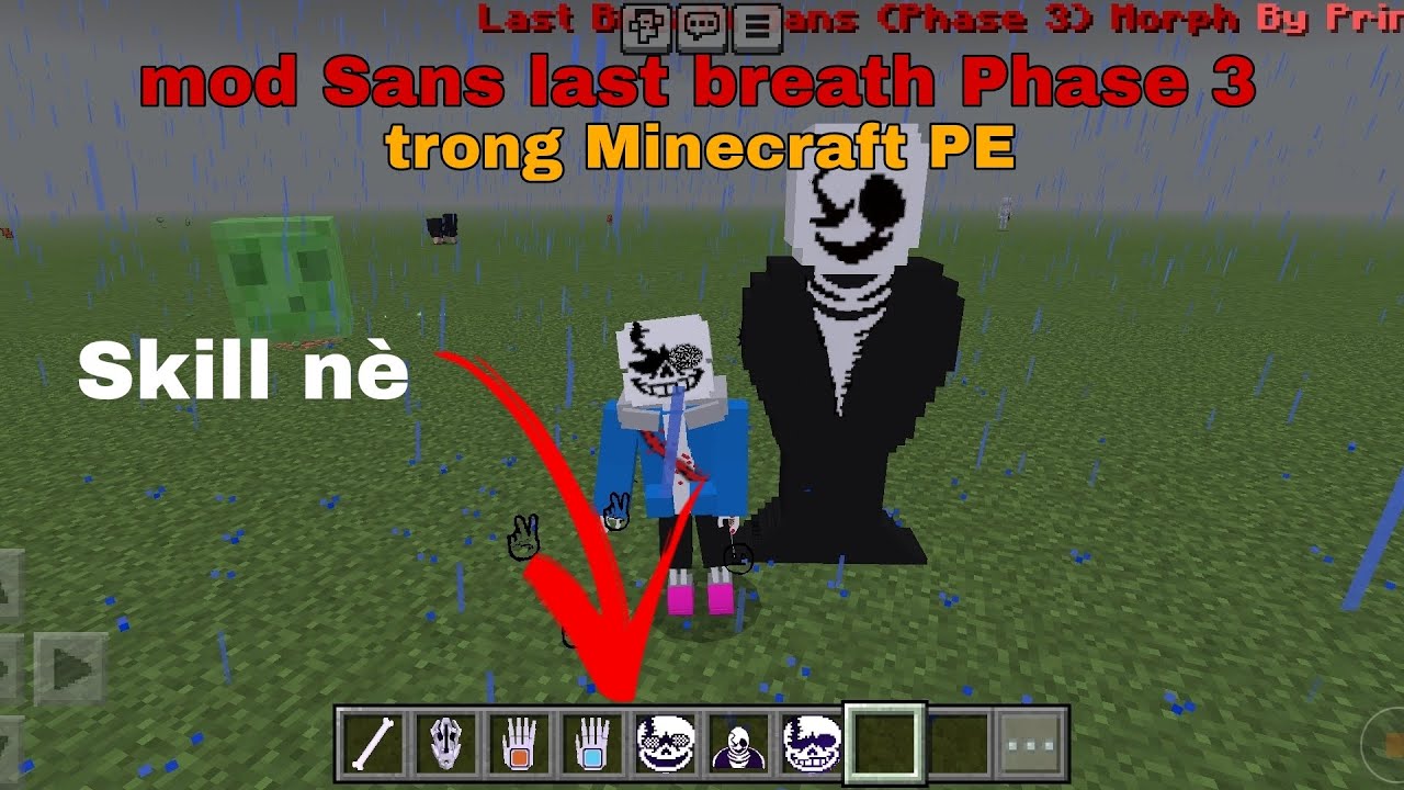 addon sans last breath Phase 3 trong Minecraft PE 1.20+| Huy gamer Vn ...