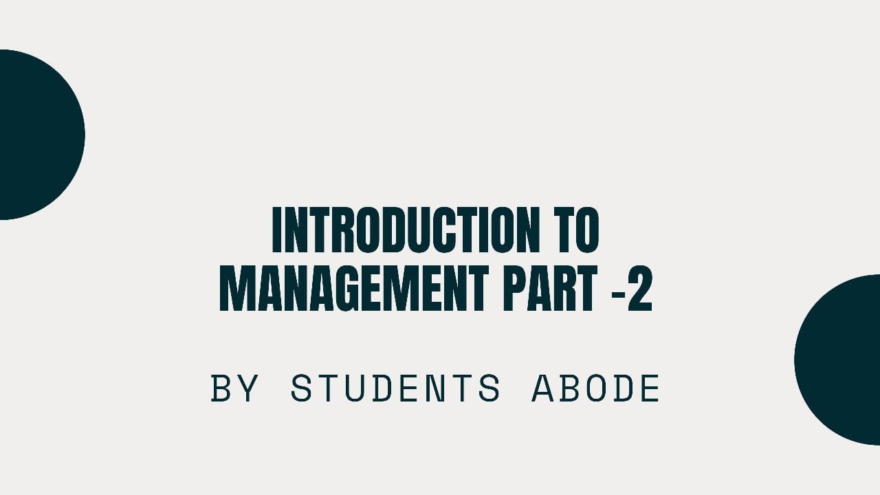 Features Of Management !! Management Part - 2 !!Managenent 12th ,B.com ...